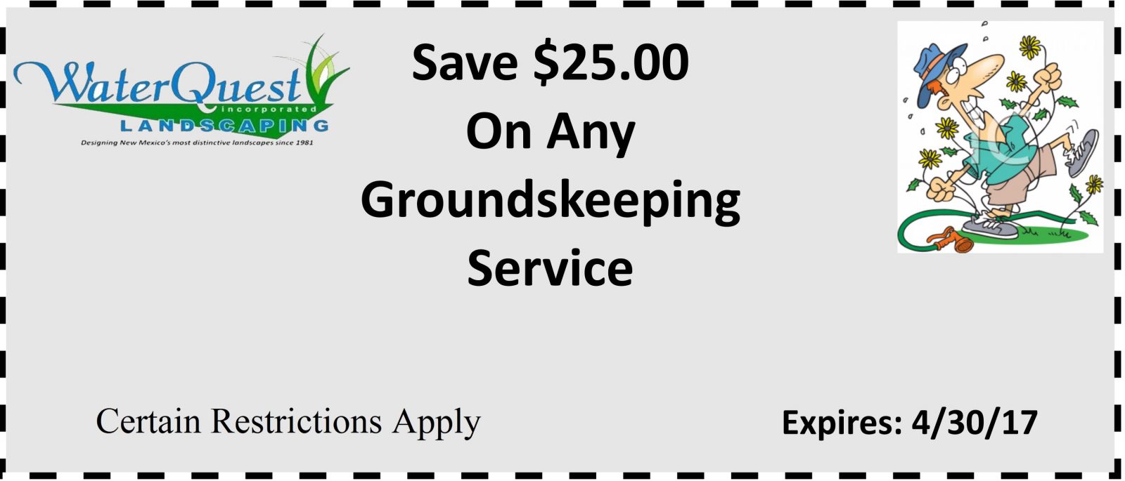 basic coupon 25 off any maint service 3000 | WaterQuest